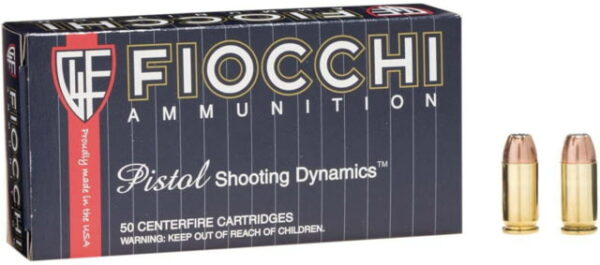 Fiocchi Pistol Shooting Dynamics Handgun Ammunition .45 ACP 200 gr JHP ...
