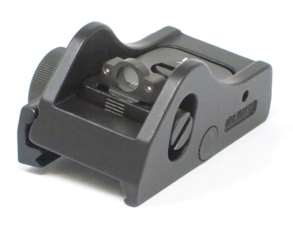 LPA Adjustable Shotgun Rear Sight Picatinny Rail Tritium Optic Ring ...