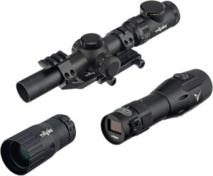 TRYBE Optics L.E.O. 1-8x24 Rifle Scope w/ TRYBE Optics DiMA1000 and ...