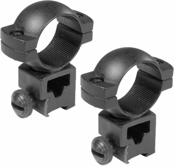 Barska Rifle Scope Rings - 1in High Height Matte Black Dovetail See ...