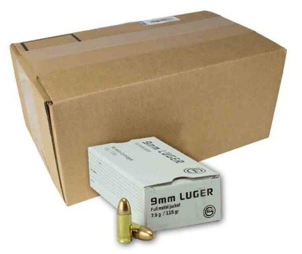 RUAG Swiss P Geco Range Handgun Ammunition 9mm Luger 115 gr FMJ 1214 ...